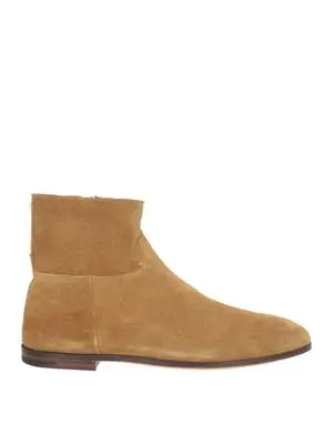 Premiata Mustard Leather Ankle Boots