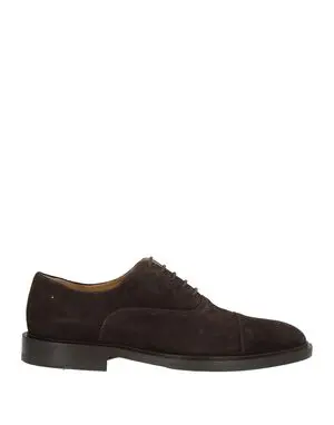TESTONI Dark Leather Lace-up Oxford Shoes