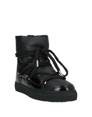 Inuikii Padded Leather Ankle Boots With Shearling