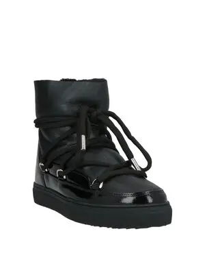 Inuikii Padded Leather Ankle Boots With Shearling