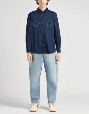 True Religion Shirt Size Cotton - Blue