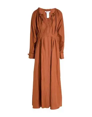 Max Mara Linen Silk Maxi Dress