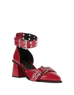 OVYE Leather Glossed Pumps