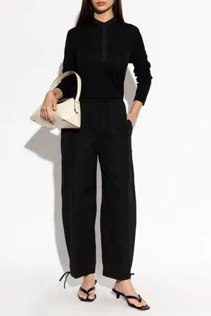 TOTEME Long Sleeve Wool Blend Top
