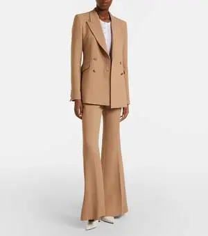 Gabriela Hearst Rhein Virgin Wool Flared Pants