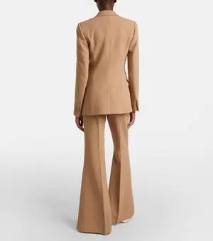 Gabriela Hearst Rhein Virgin Wool Flared Pants