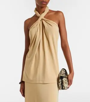 TOTEME Halterneck Jersey Top