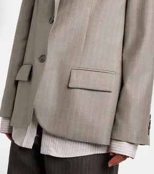 Acne Studios Striped Wool Jacket