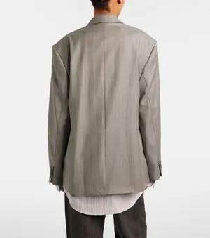 Acne Studios Striped Wool Jacket