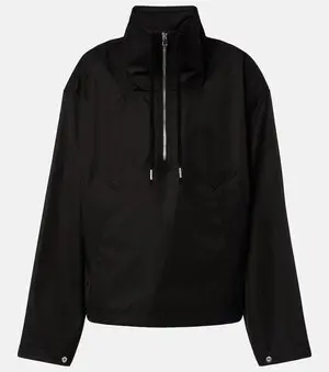 Men's Black Half-Zip Jackets