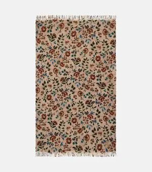 THE HOUSE OF LYRIA Sollievo Floral Linen Tablecloth - Multicoloured