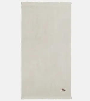 Etro Ischia Paisley Cotton Beach Towel - Beige
