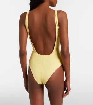 Versace Medusa One Piece Swimsuit - Yellow