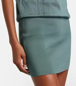 Versace Metallic-effect Minidress