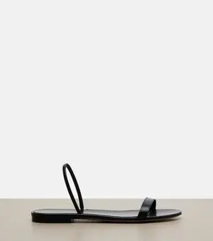 THE ROW Ella Leather Sandals