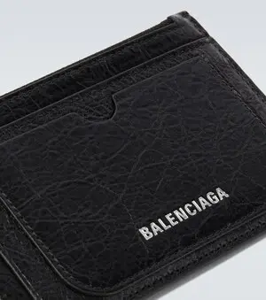 Balenciaga Leather Card Holder