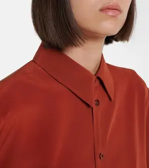 Saint Laurent Silk Button-down Shirt