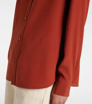 Saint Laurent Silk Button-down Shirt