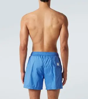 Fedeli Corn Flower Swim Trunks - Blue