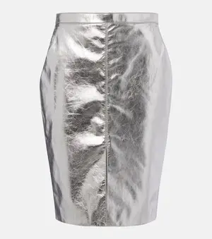 Saint Laurent Metallic Skirts