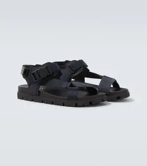 Prada Suede Sandals - Blue