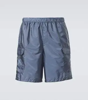 Prada Re-nylon Swim Trunks - Blue