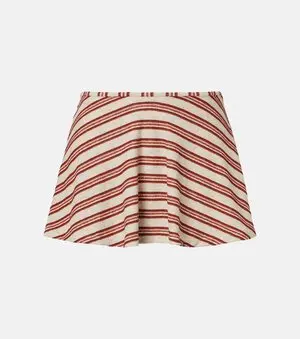 MONTCE Joan Striped Skort - Red
