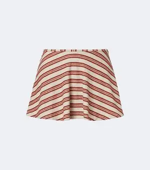 MONTCE Joan Striped Skort - Red