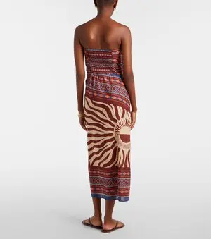 Johanna Ortiz Printed Wrap Dress