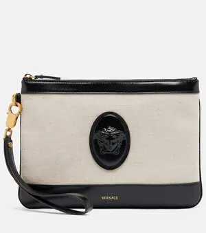 Versace Textured Clutches
