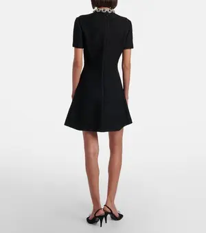 Valentino Garavani Embellished Mini Dress - Black