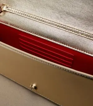 CHRISTIAN LOUBOUTIN Bettina Small Clutch - Gold