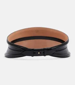 Alaïa Leather Belt - Black