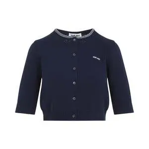 Miu Miu Crew Neck Cardigans For Women