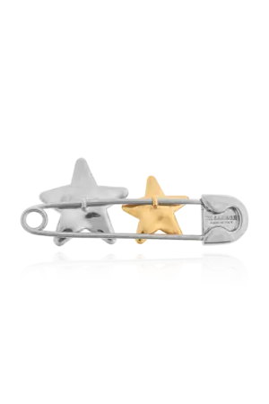 JIL SANDER Brass Star Pin