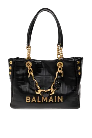 Balmain Small 1945 Soft Bag - Black