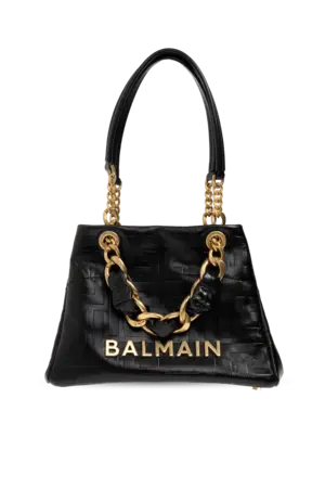 Balmain Small 1945 Soft Bag - Black