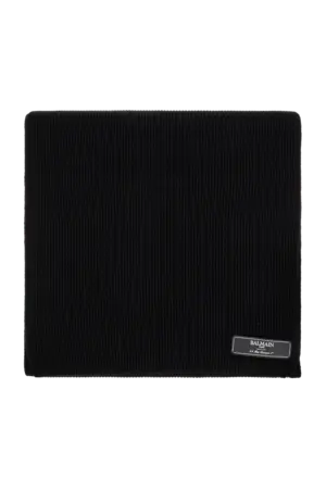 Balmain Wool Scarf - Black