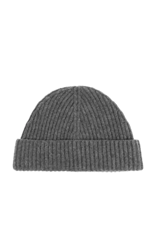 JIL SANDER Wool Beanie - Grey