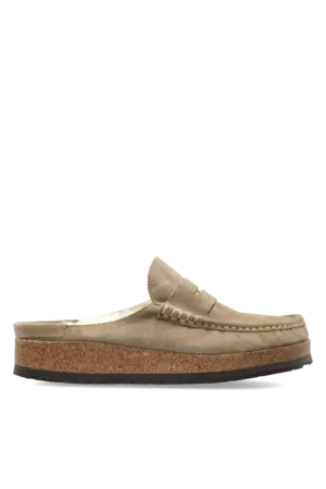 BIRKENSTOCK Naples Shearling" Suede Slip-on Loafers