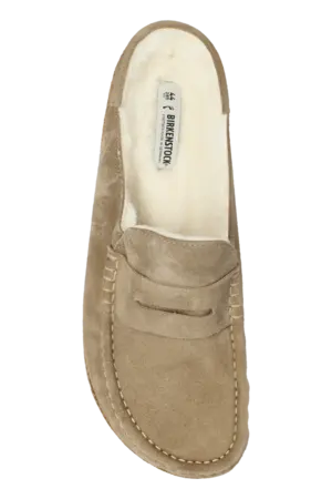 BIRKENSTOCK Naples Shearling" Suede Slip-on Loafers