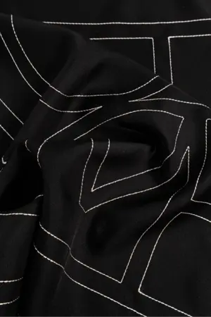 TOTEME Silk Scarf - Black