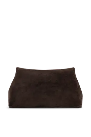 TOTEME T-lock" Suede Shoulder Bag - Brown