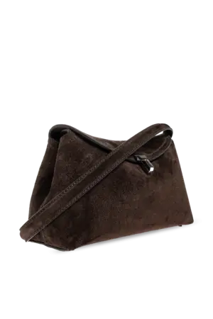 TOTEME T-lock" Suede Shoulder Bag - Brown