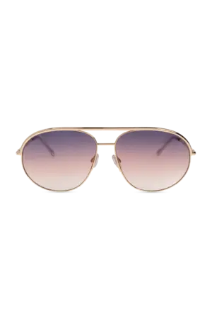 ISABEL MARANT ÉTOILE Isabel Marant Gold Tone Aviator Sunglasses