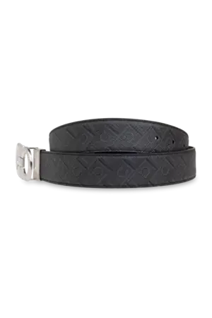 FERRAGAMO Reversible Belt With Metal Buckle - Grey