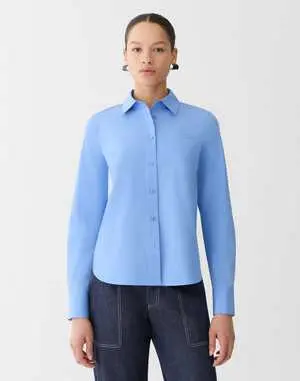 Lafayette 148 New York Shirt Tail Hem Tops