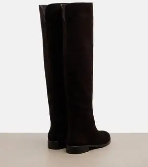 GIANVITO ROSSI Zayne Suede Knee-high Boots - Brown
