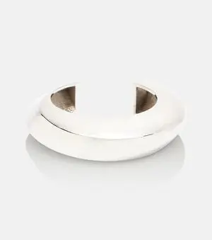 Alaïa Small Edge Cuff Bracelet - Silver