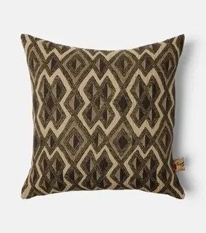 THE HOUSE OF LYRIA Zefiro Linen Cushion - Multicoloured